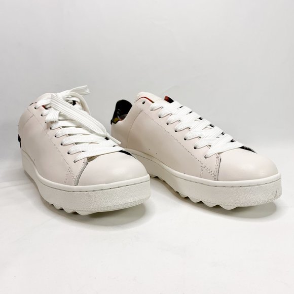 Coach | Shoes | Coach X Baseman Wild Lily White Sneakers New 1 D | Poshmark
